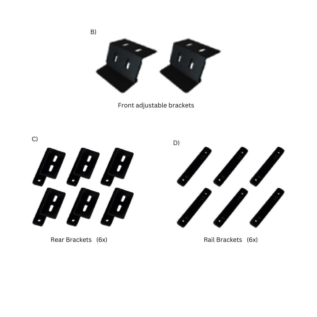 Replacement brackets for 3rd Gen 4Runner Roof Rack - Standard Basket ...